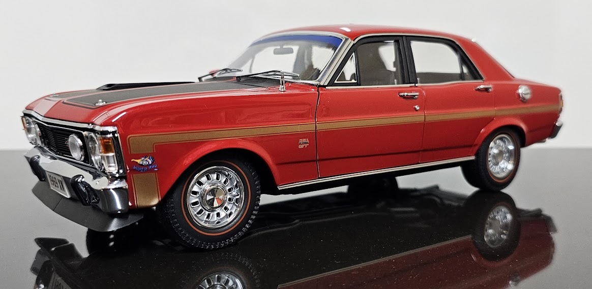 1:18 Ford Falcon XW Phase 1 GTHO Candy Apple RED