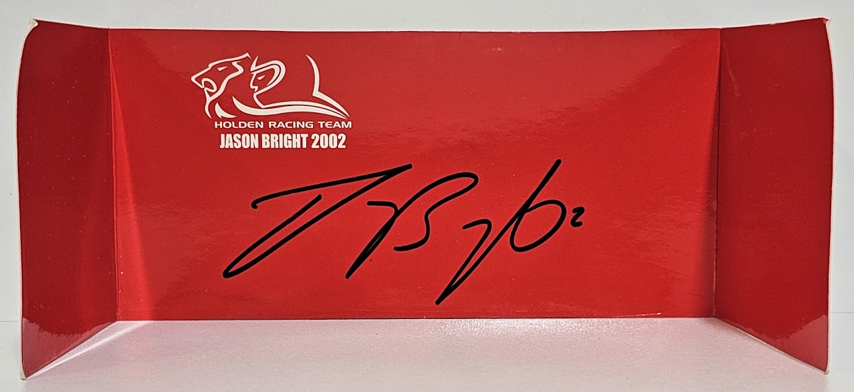 New Signed 1:43 Holden VX Commodore HRT 2002 Jason Bright