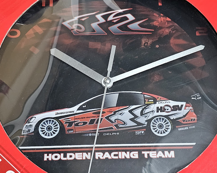 New HRT Holden Racing Team VE Commodore Wall Clock