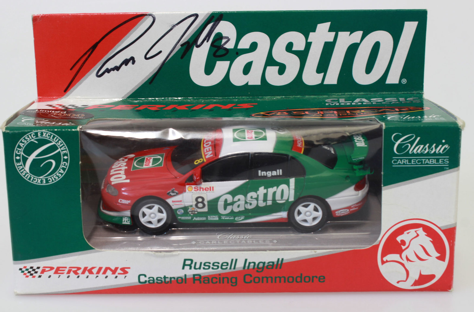 1:43 Signed Larry Perkins & Russell Ingall Holden Commodore VX