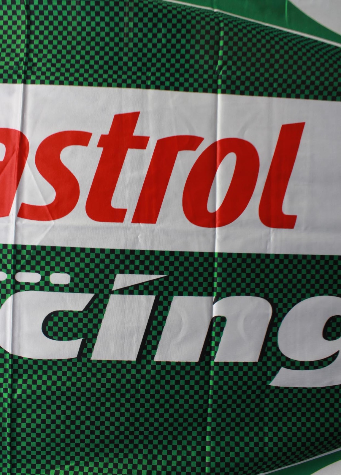 Used Large Castrol Racing Flag Genuine 152 x 90 cm Perkins