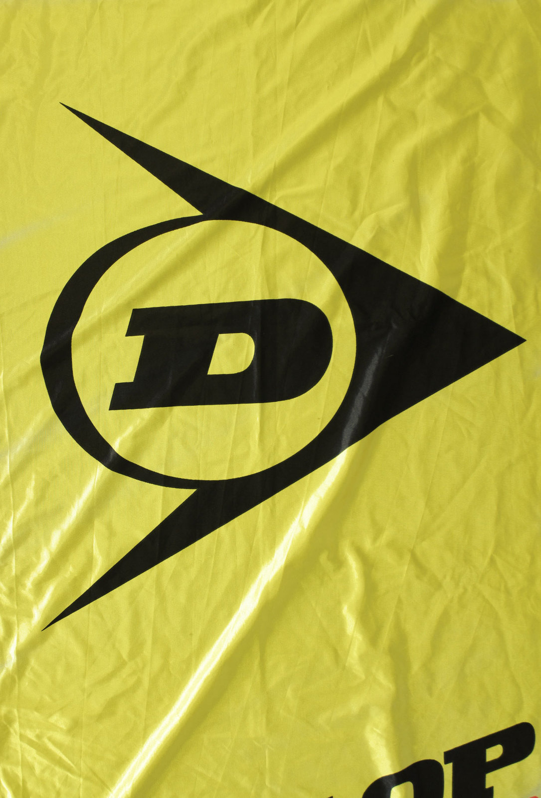 Yellow Dunlop Super Dealer Flag