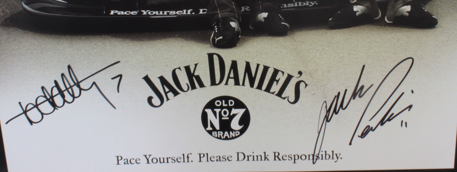 Signed Todd Kelly & Shane Price Jack Daniels Racing Poster