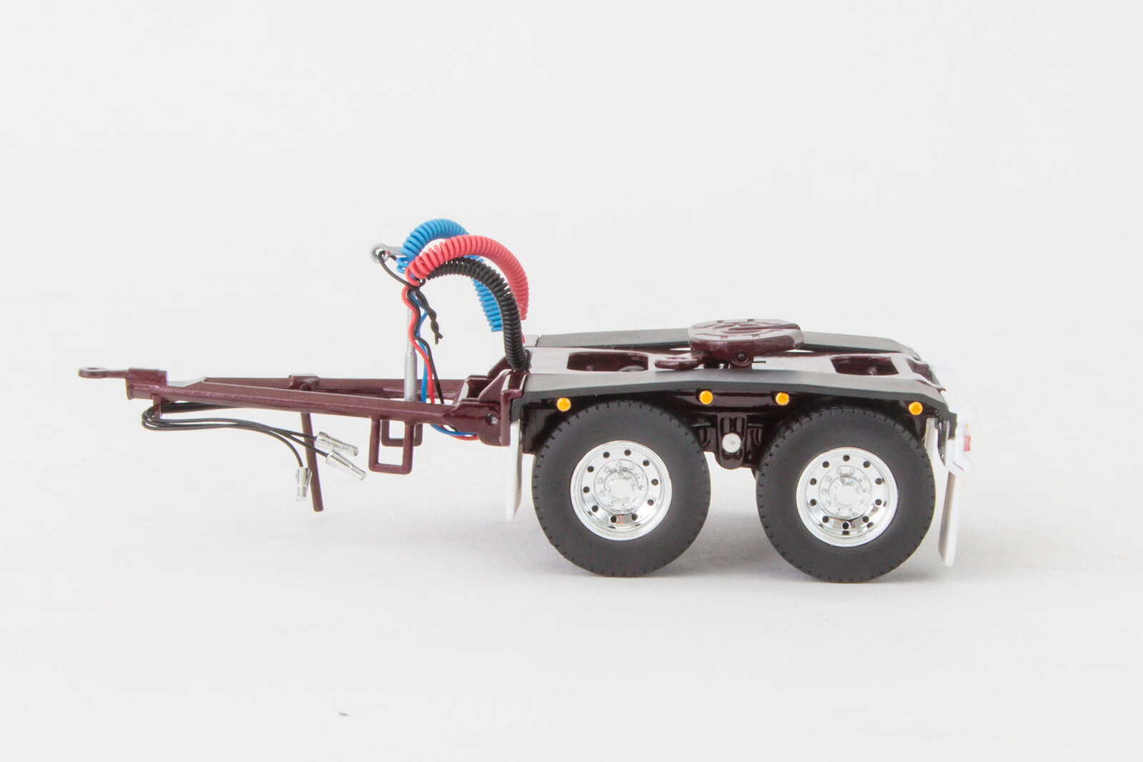 New Drake Road Train Trailer Dolly Diecast Replica Model 1:50 Burgundy