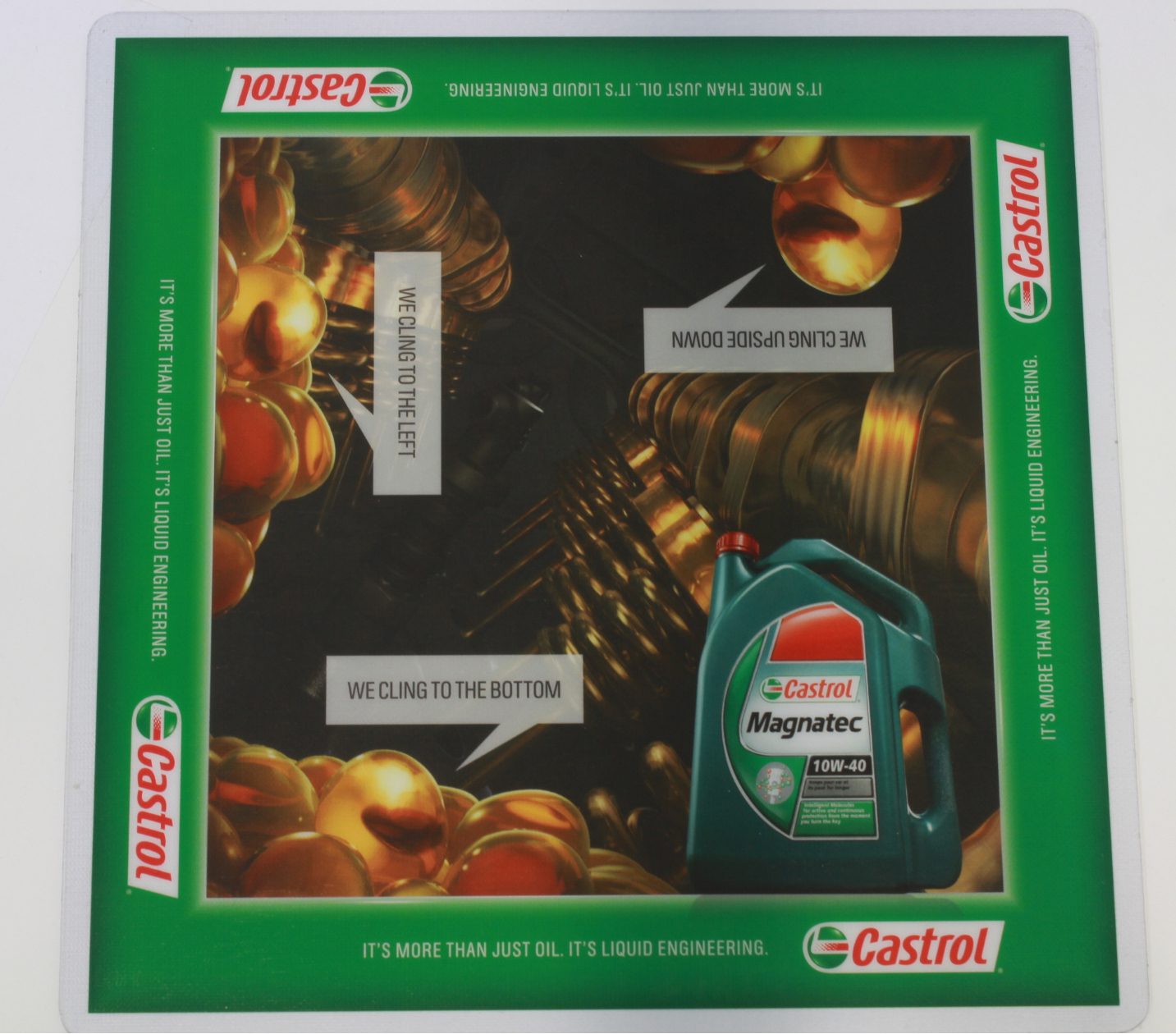 Group of Castrol Motor Oil Computer Mouse Pads and a Mouse Wakefield Racing