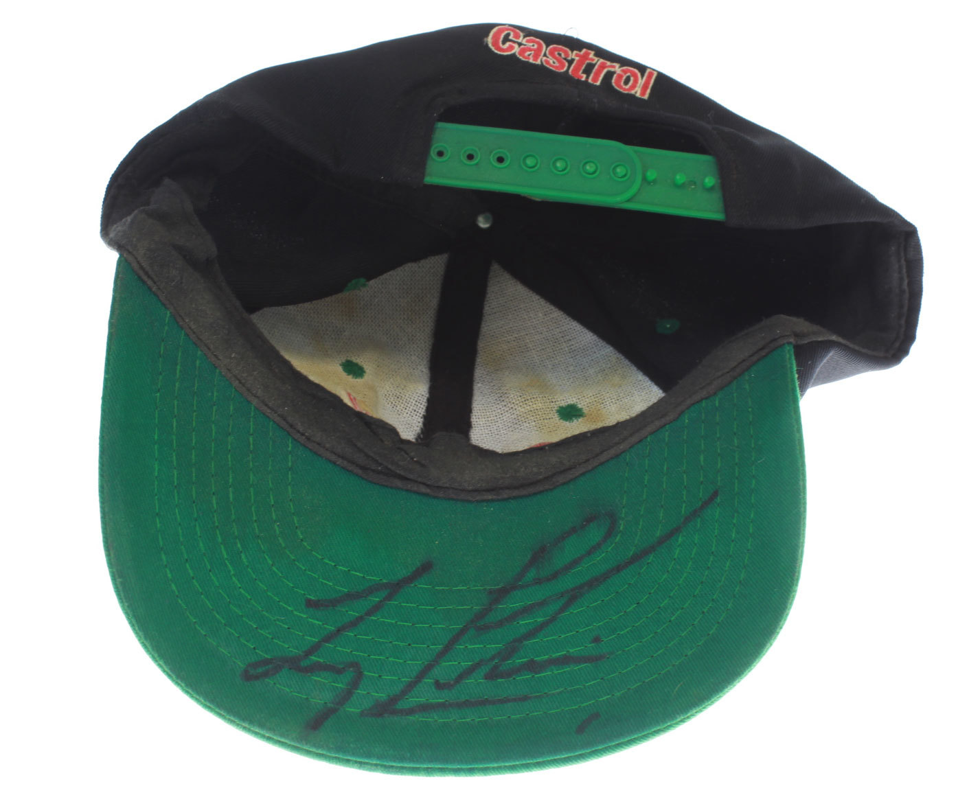 Used Signed Larry Perkins Castrol Racing Cap Holden V8 Supercars
