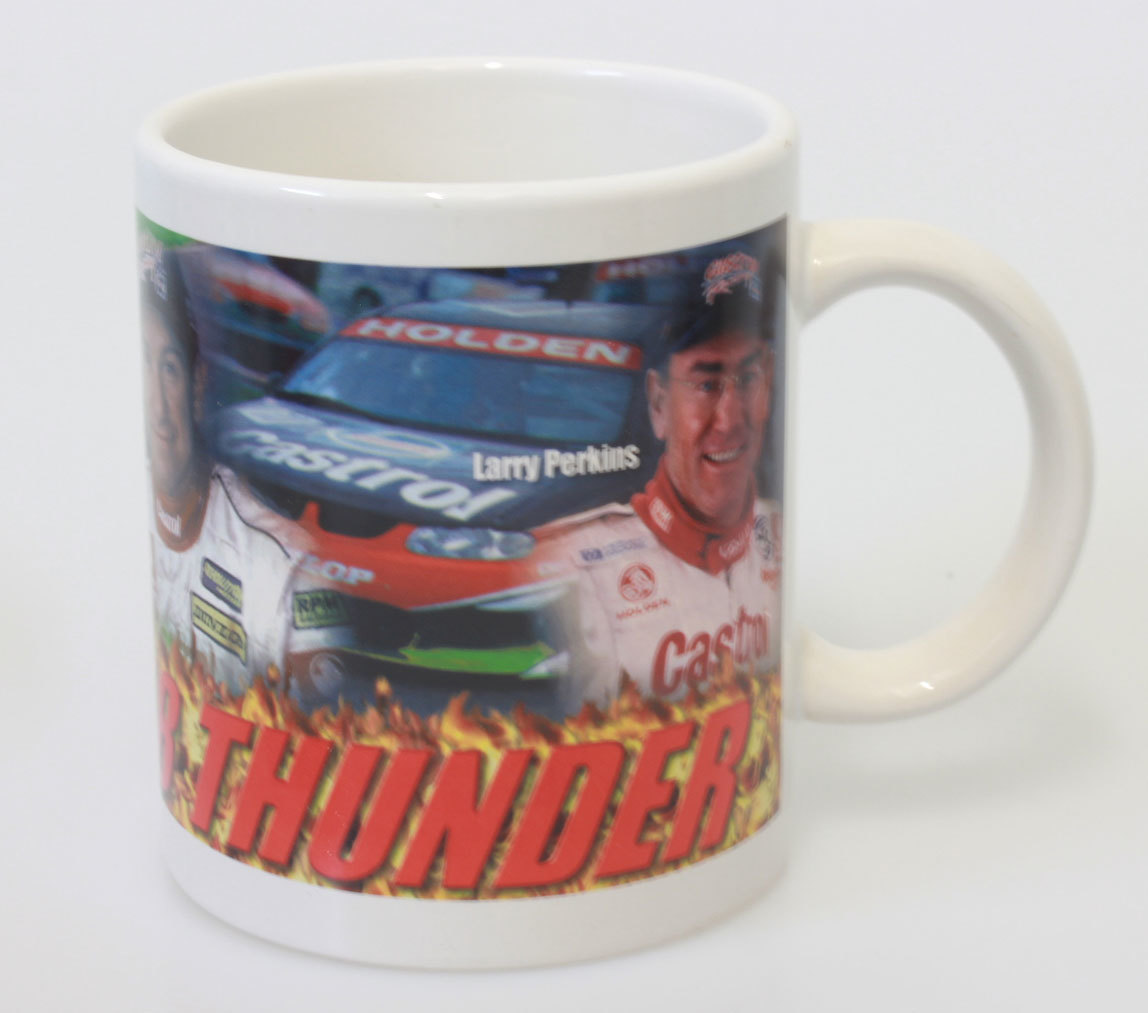 Ex-Display Assortment Of Castrol Mugs x5 Perkins Ingall Longhurst Racing