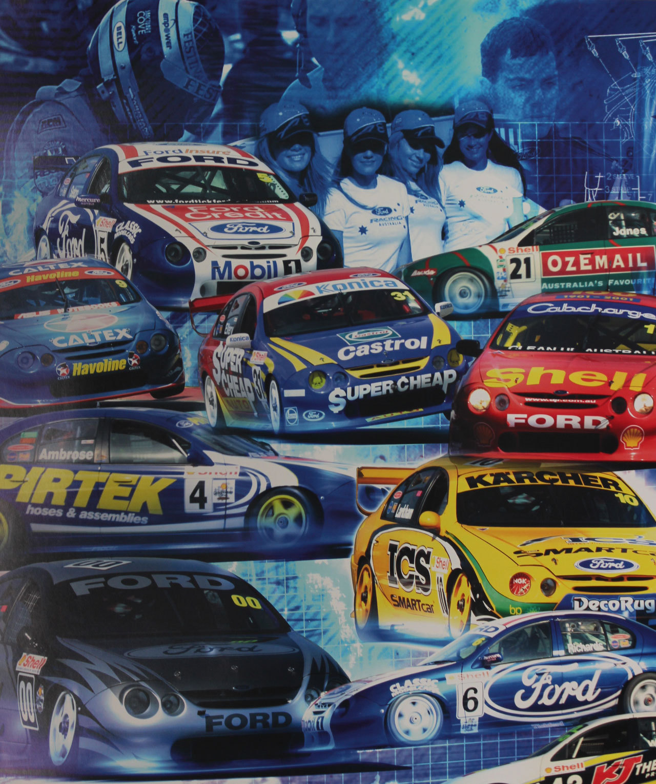 Ford Racing Australia Poster