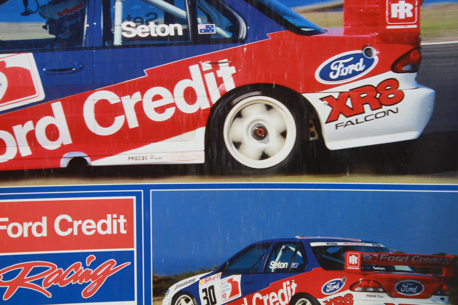 Signed Glenn Seton Ford Credit Poster