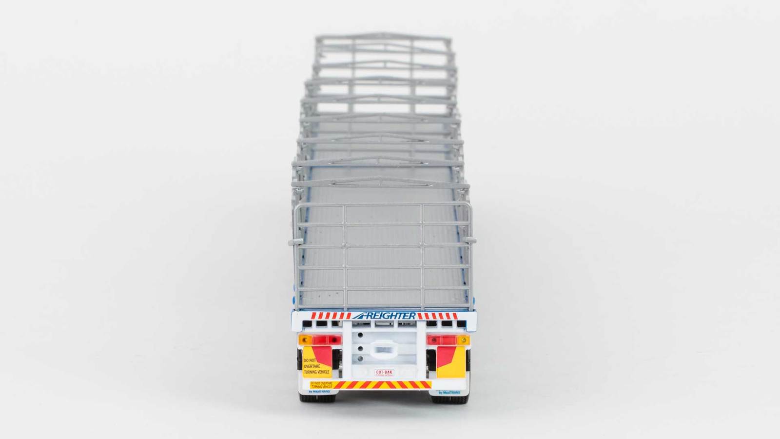Freighter B Double Flat Top Trailers - Blue / Silver