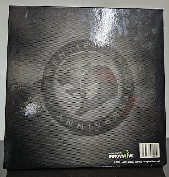 New HSV 20 Years Commemorative Plate 1987-2007 Australian Motor Sport