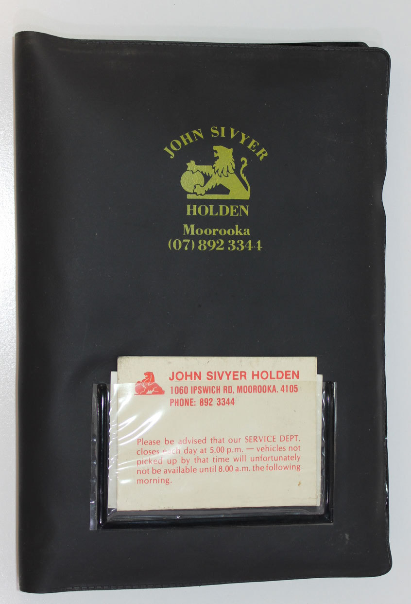 JE Camira Owners Handbook - Holden