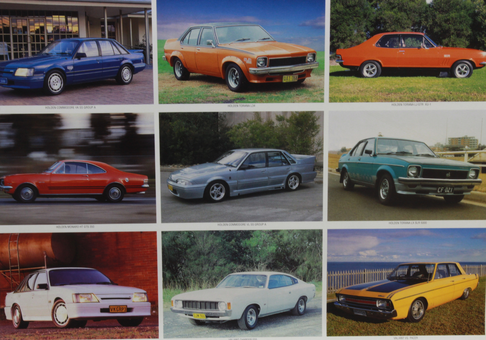 Holden Commodore VC VK VL VN Monaro HG HQ HK HT Torana ApX LC L34 LJ LX ...