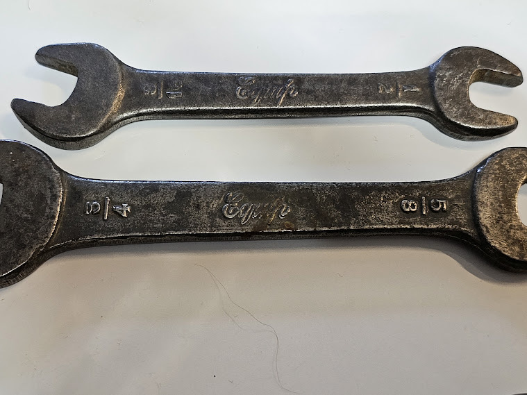 Vintage Original GMH Equip Spanners Tools Spanner Workshop Mancave