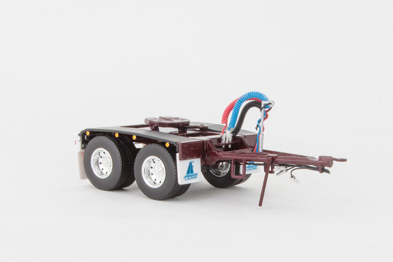 New Drake Road Train Trailer Dolly Diecast Replica Model 1:50 Burgundy