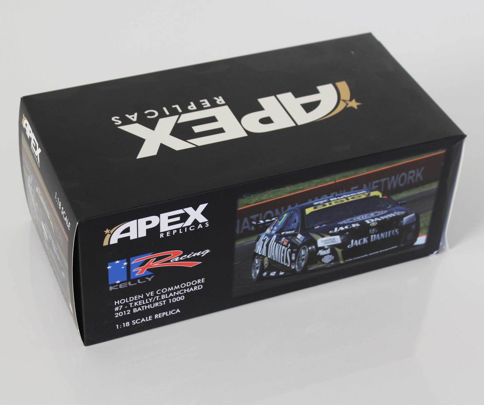 1:18 2012 VE Commodore Kelly / Blanchard Jack Daniels Racing Bathurst 1000