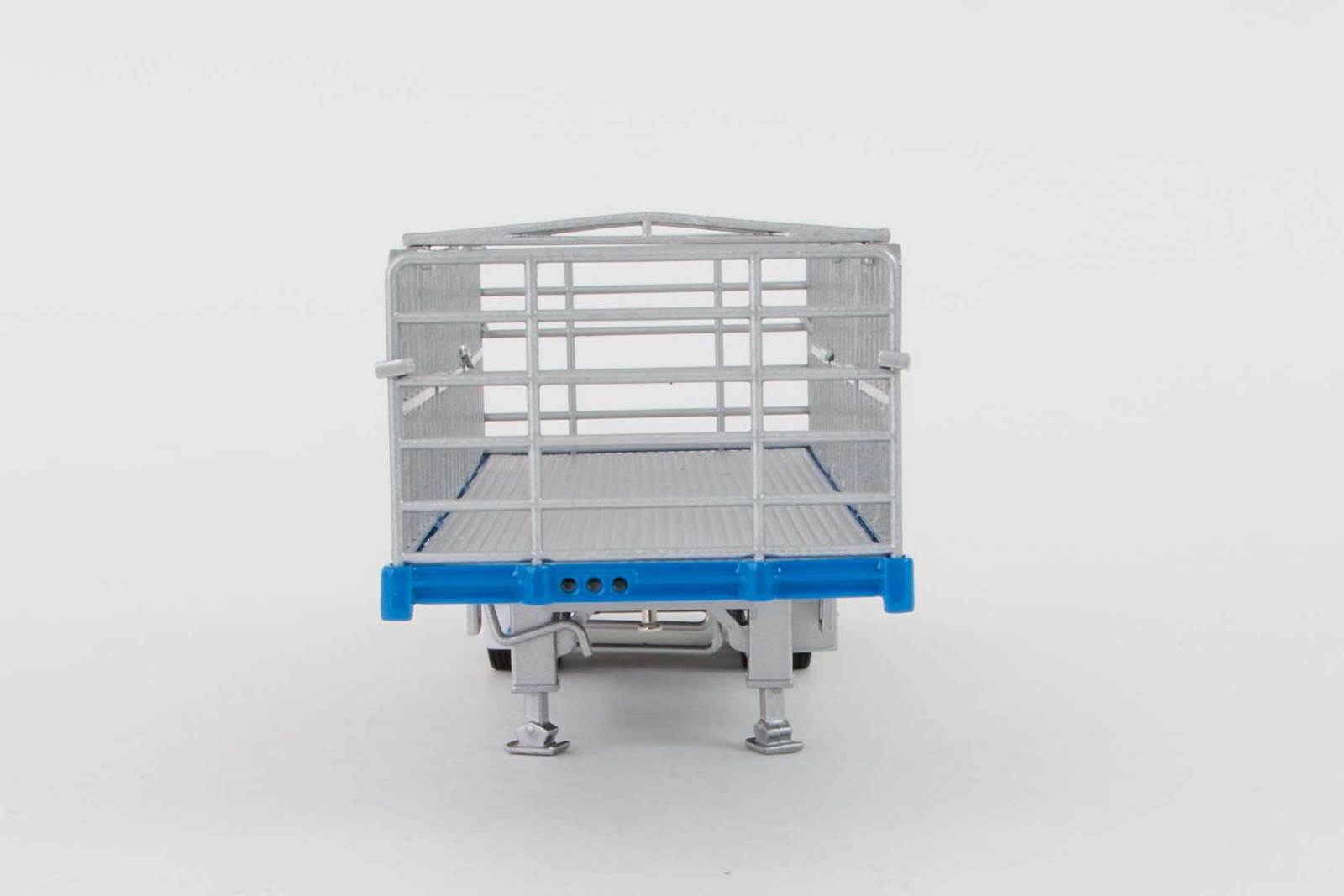 Freighter B Double Flat Top Trailers - Blue / Silver