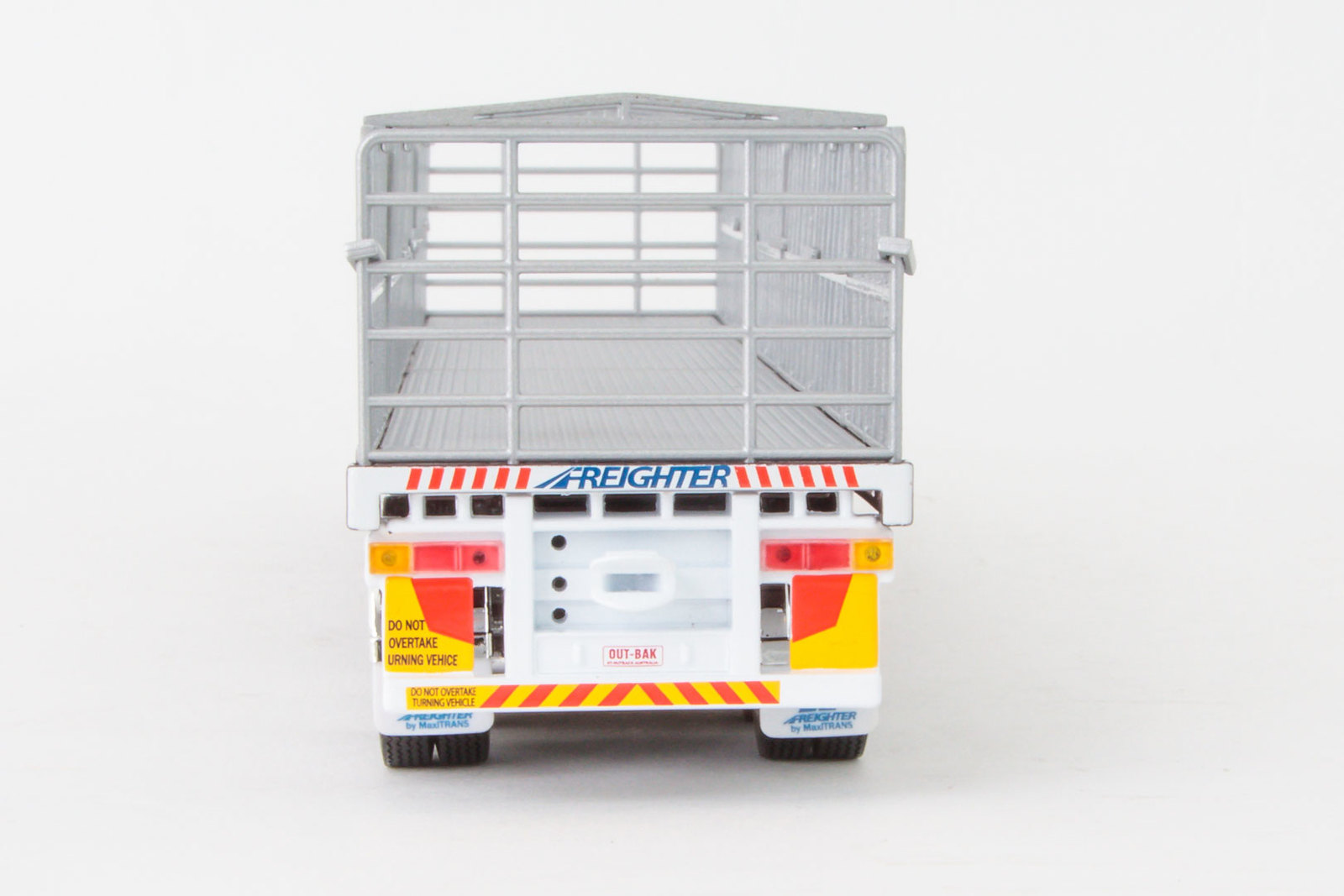 Freighter B Double Flat Top Trailers - Burgundy