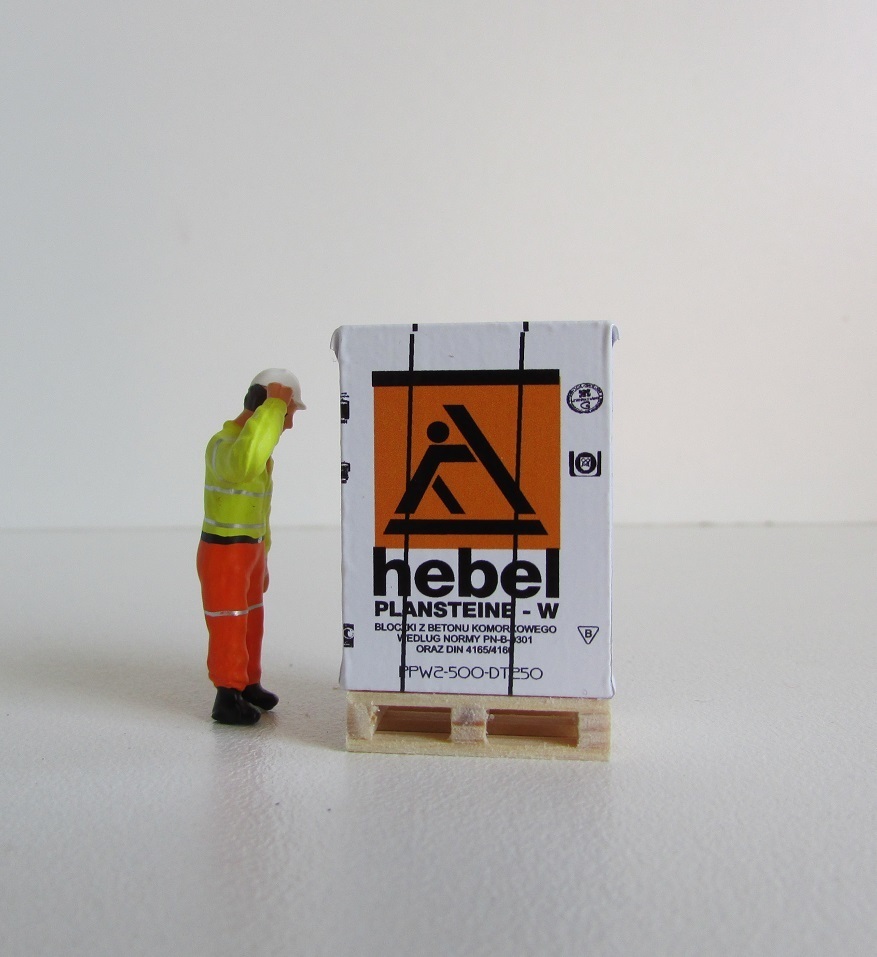 Pallet Load Hebel Transport 1:50 Diorama