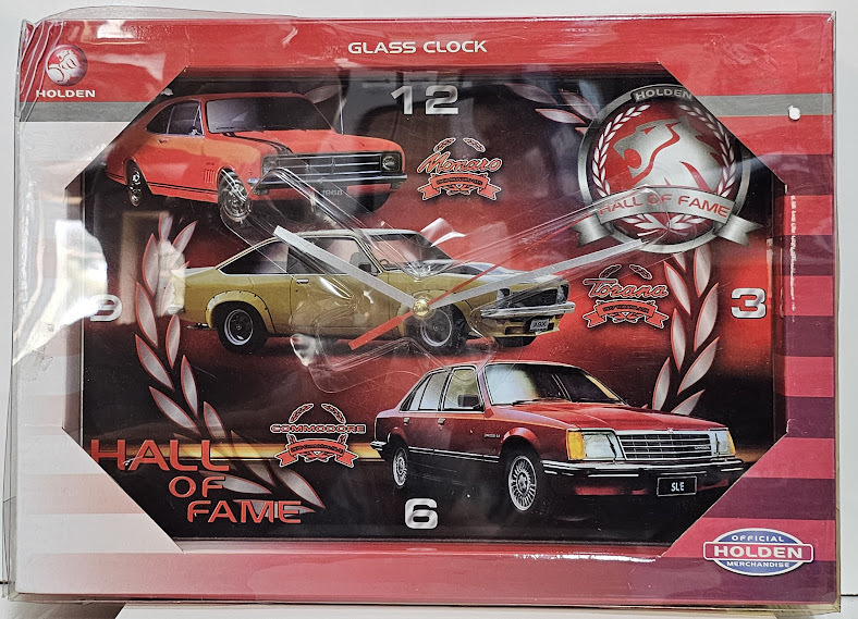 New Large Hall Of Fame HOLDEN Glass Wall Clock Merchandise