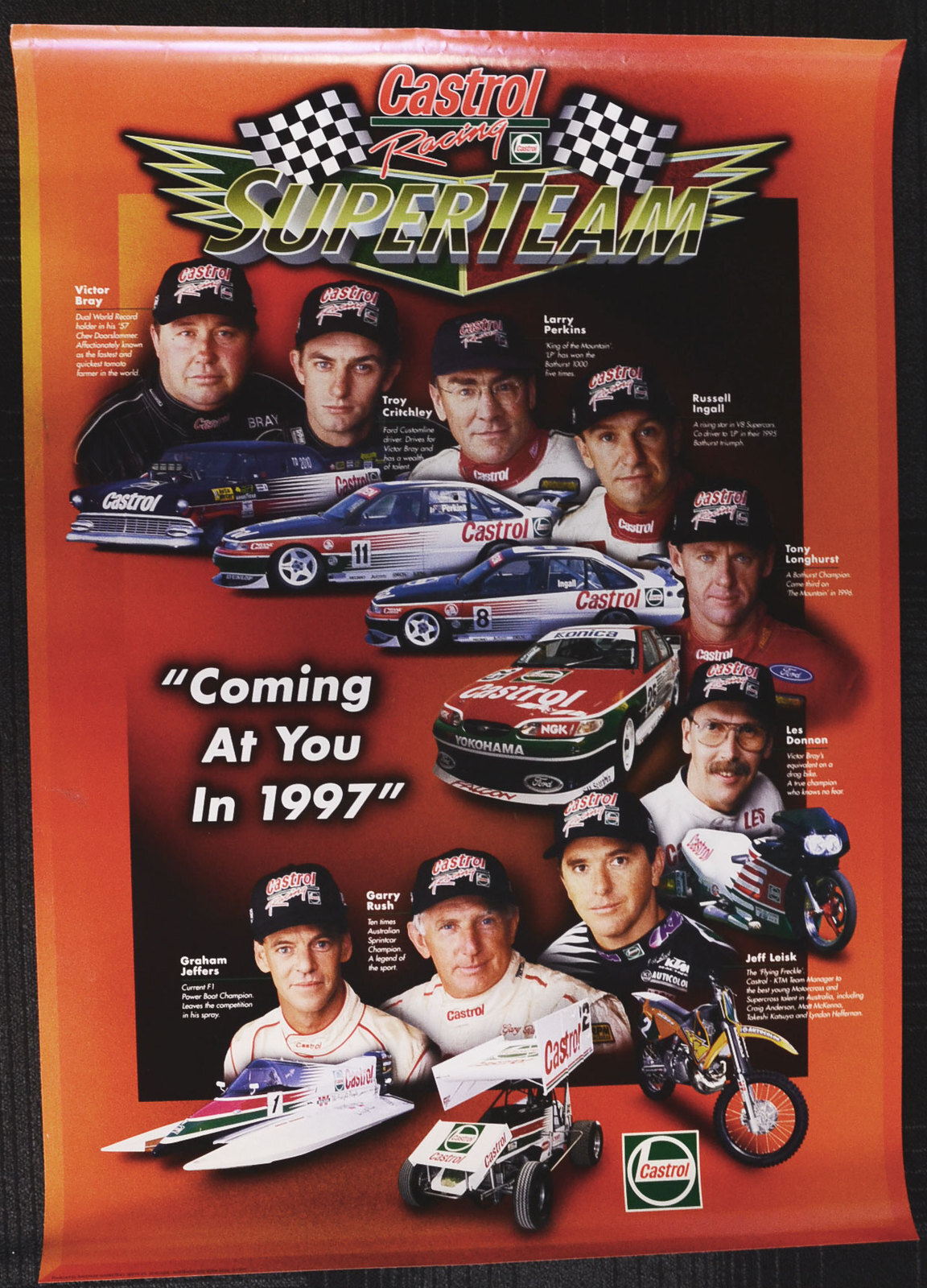 Castrol Racing Poster