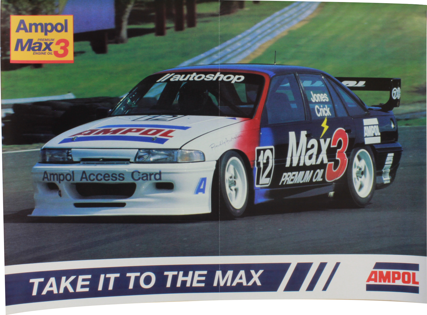 Bob Jones & Greg Crick 1993 Bathurst 1000 Poster
