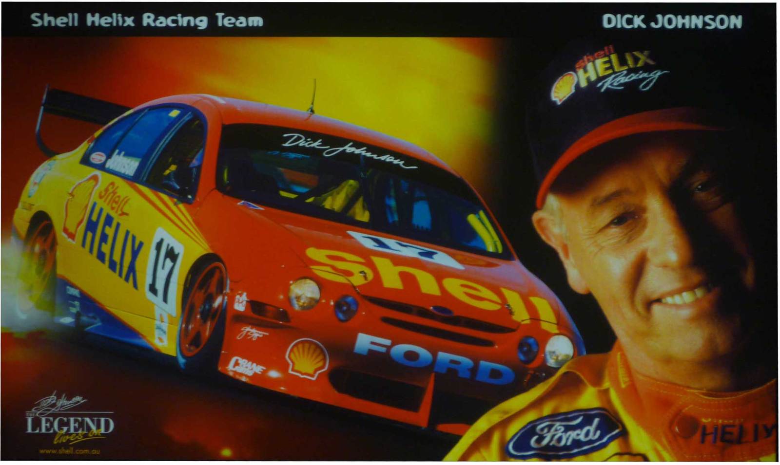 Ford Falcon AU Shell Helix Racing Team #17 Dick Johnson V8 Supercars ...