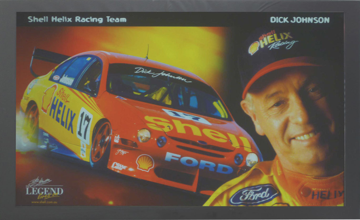 Dick Johnson's Shell Helix Framed Poster