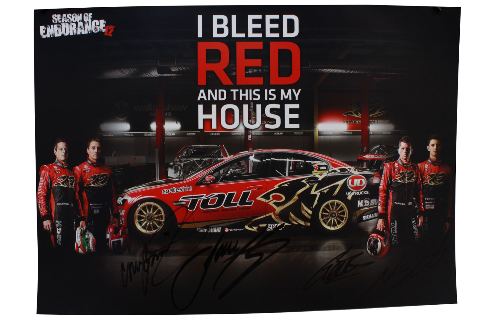 Signed 2012 HRT Poster