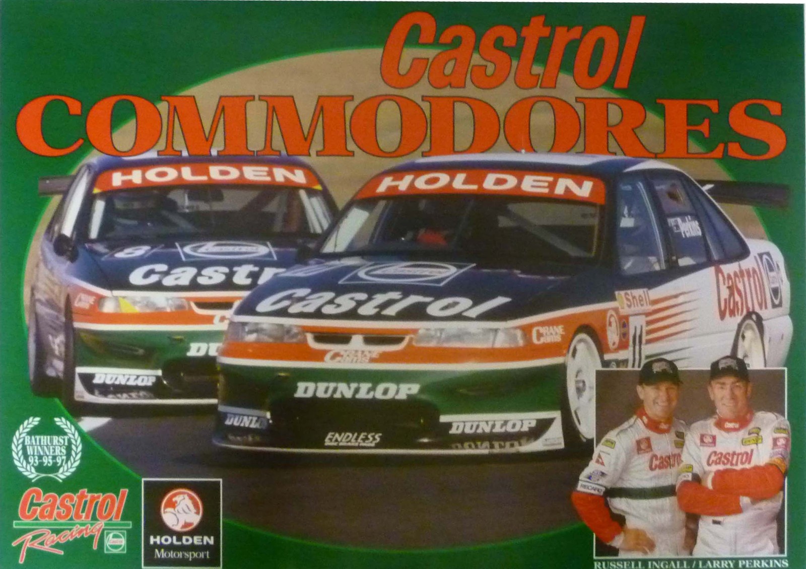 Castrol Racing Poster Perkins & Ingall