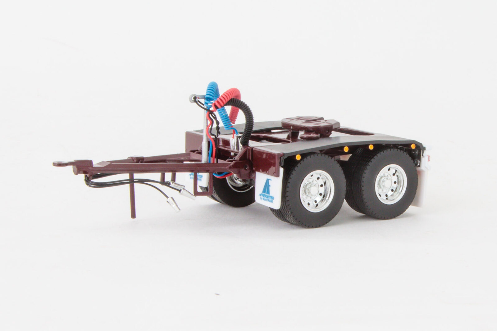 New Drake Road Train Trailer Dolly Diecast Replica Model 1:50 Burgundy