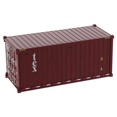 1:50 20" Dry Goods Sea Shipping Container - Tex