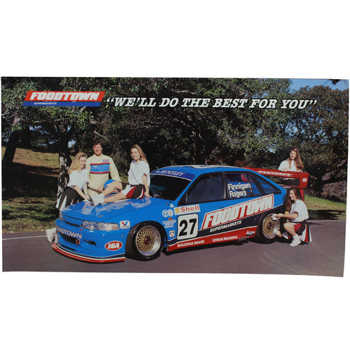 Foodtown Holden VN Group A Commodore Poster Terry Finnigan Gary Rogers ...