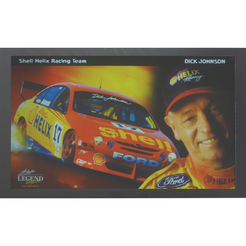 Dick Johnson's Shell Helix Framed Poster